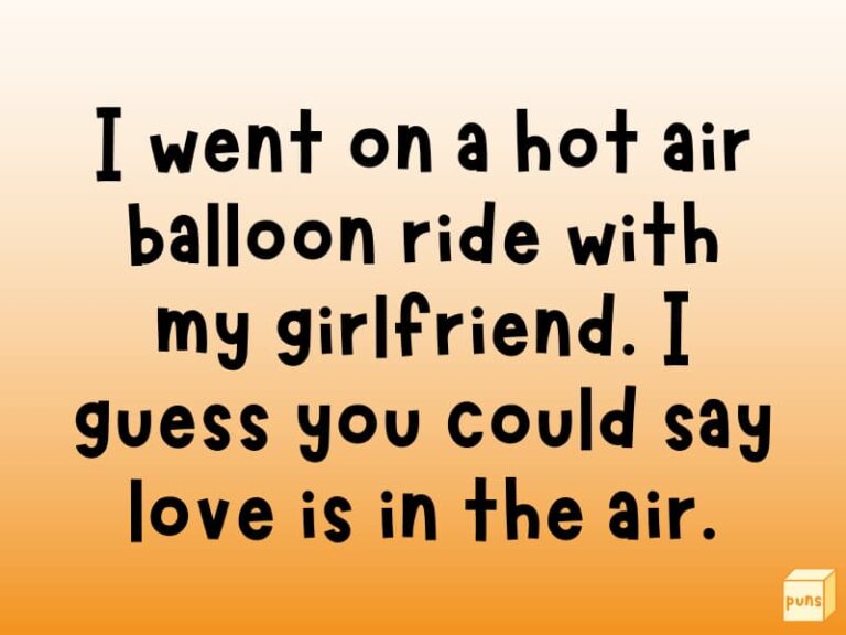 43 Hilarious Balloon Puns Everyone Will Love - Box of Puns