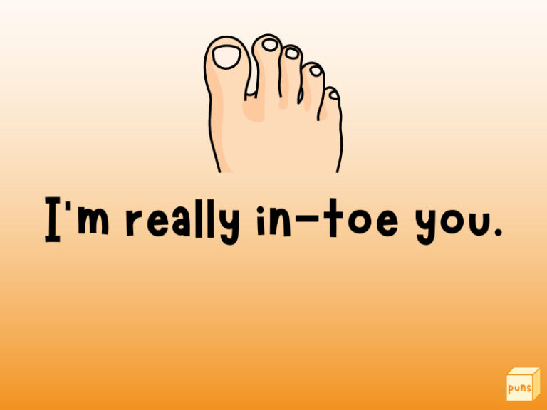 80+ Hilarious Toe Puns - Box of Puns