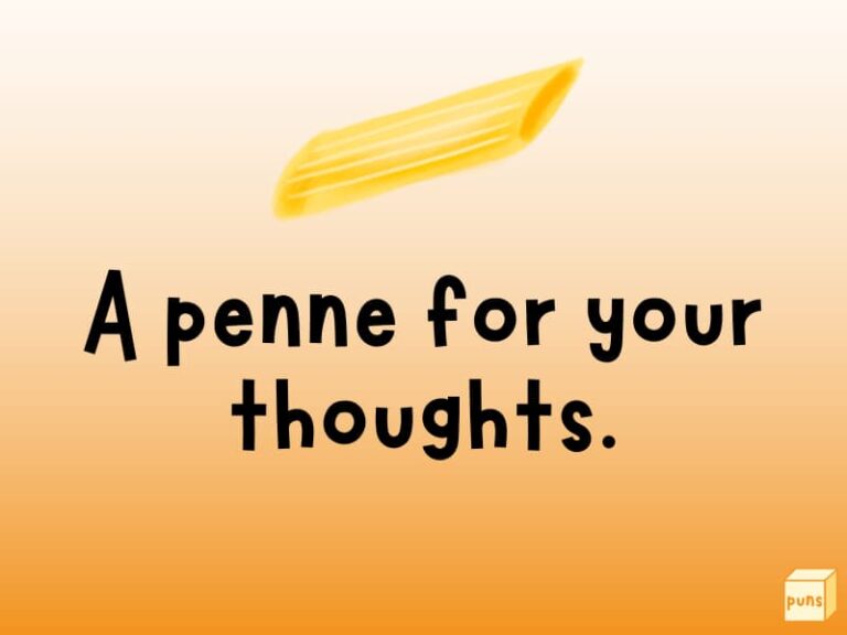 50+ Hilarious Pasta Puns - Box of Puns